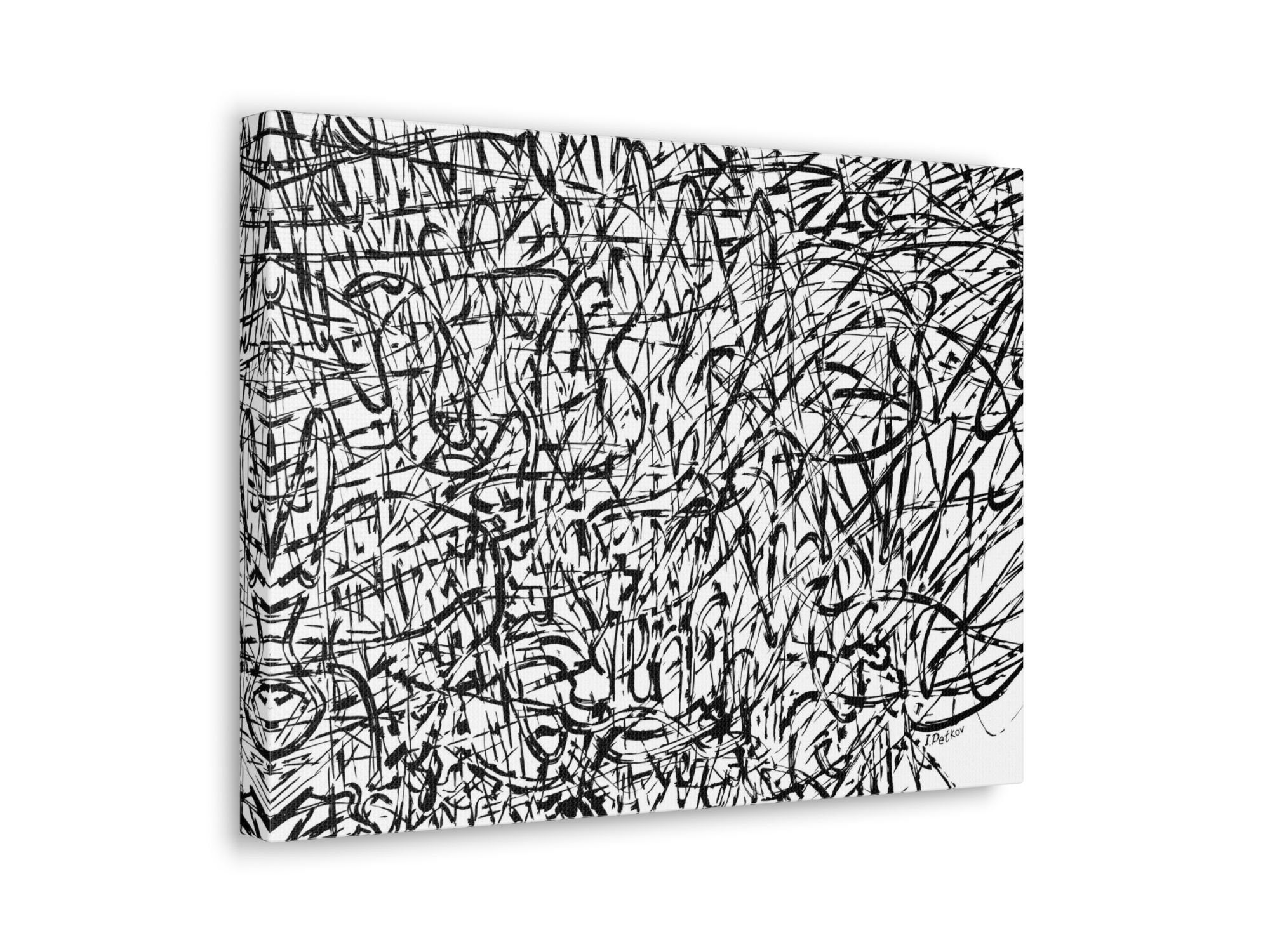 The Last Letter of Suleiman III - Canvas Print, Wall Art, Pen and Ink ...