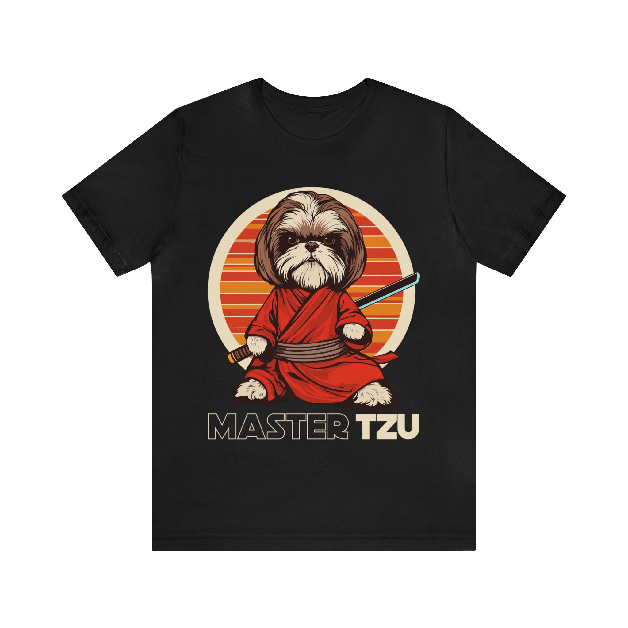 Master Tzu Ninja Shih Tzu Samurai Dog Cute Anime Unisex Cotton Tee - Etsy