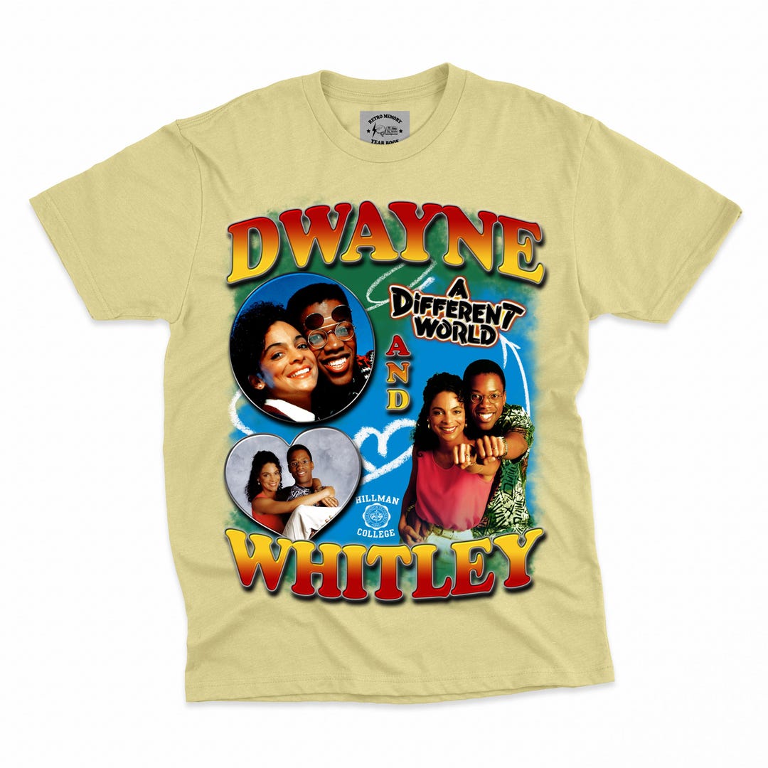 Dwayne and Whitley, A Different World, Sitcom, Hillman College, 1987 ...