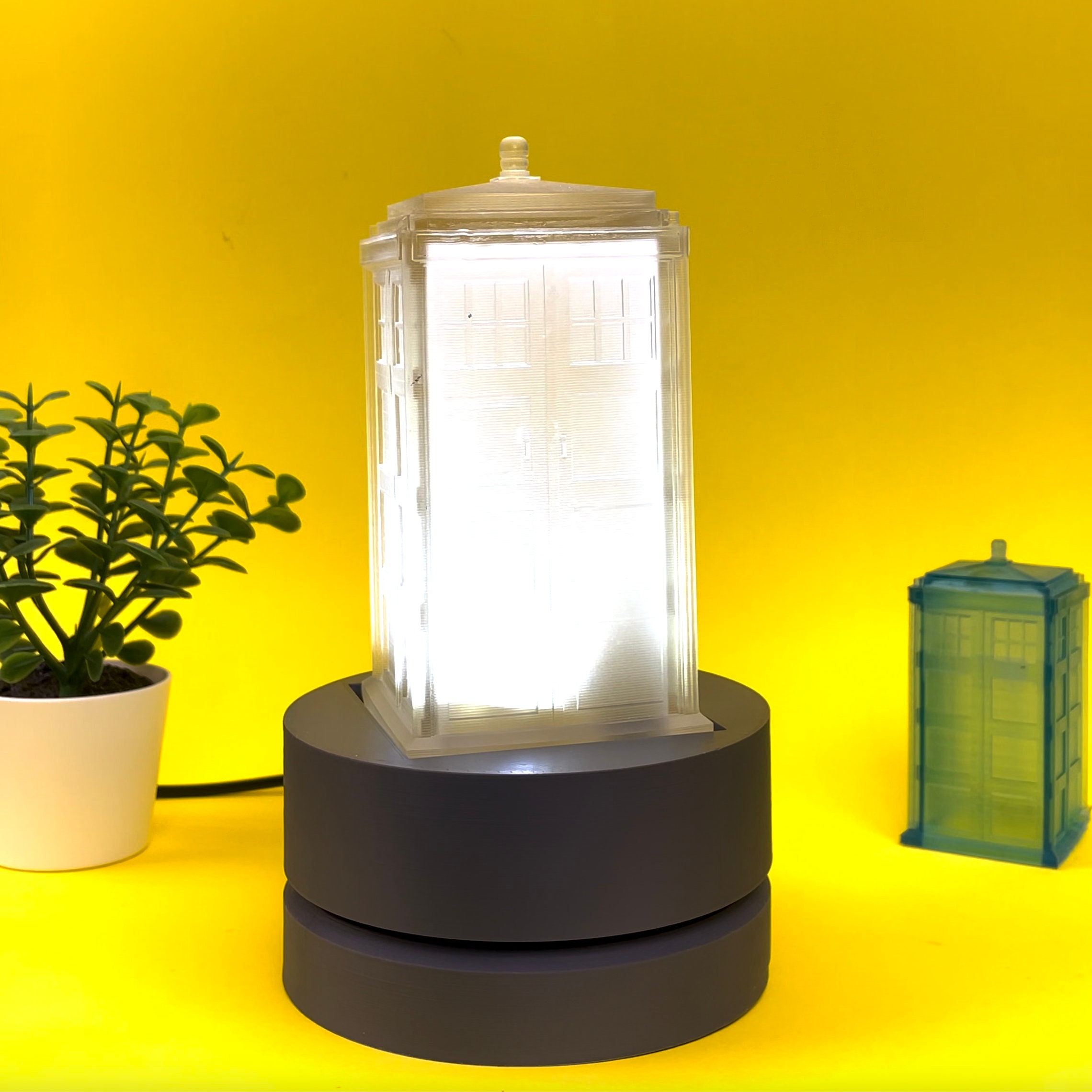 Doctor Who 13th Doctor's TARDIS Lamp 3D Printed Kit - Etsy UK