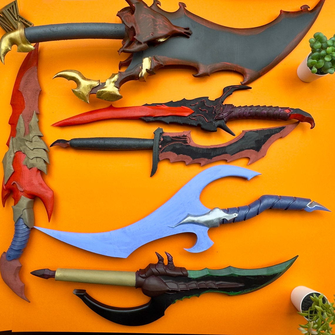 Sword Set: Solo Levelling Full-scale Cosplay Prop 3D Print - Etsy