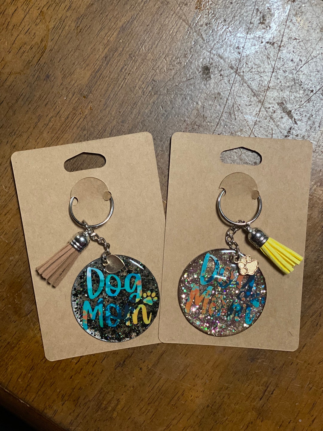 Personalized Custom Ordered Keychains Cured With Uv Resin I - Etsy