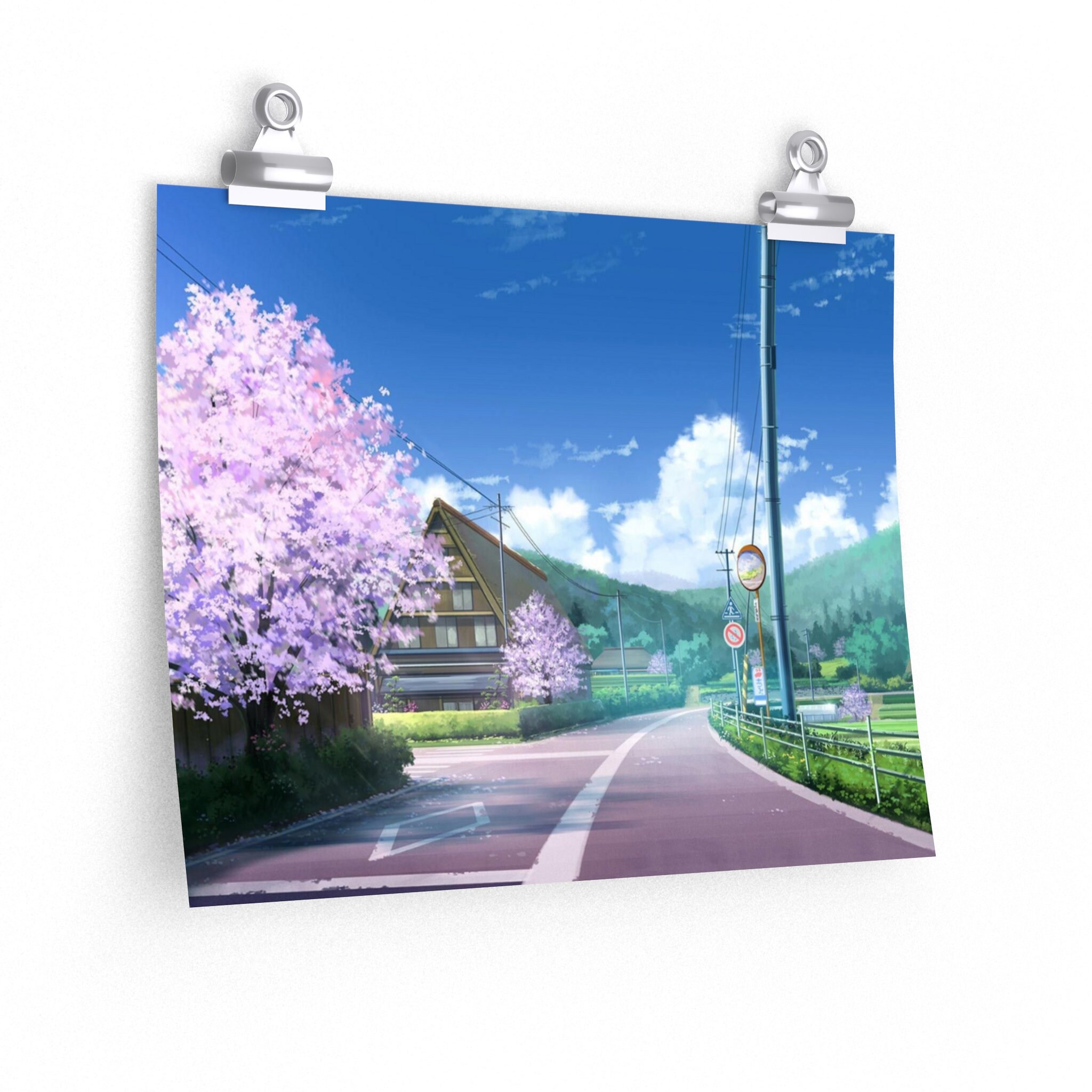 Anime Scene Premium Matte Horizontal Posters - Etsy