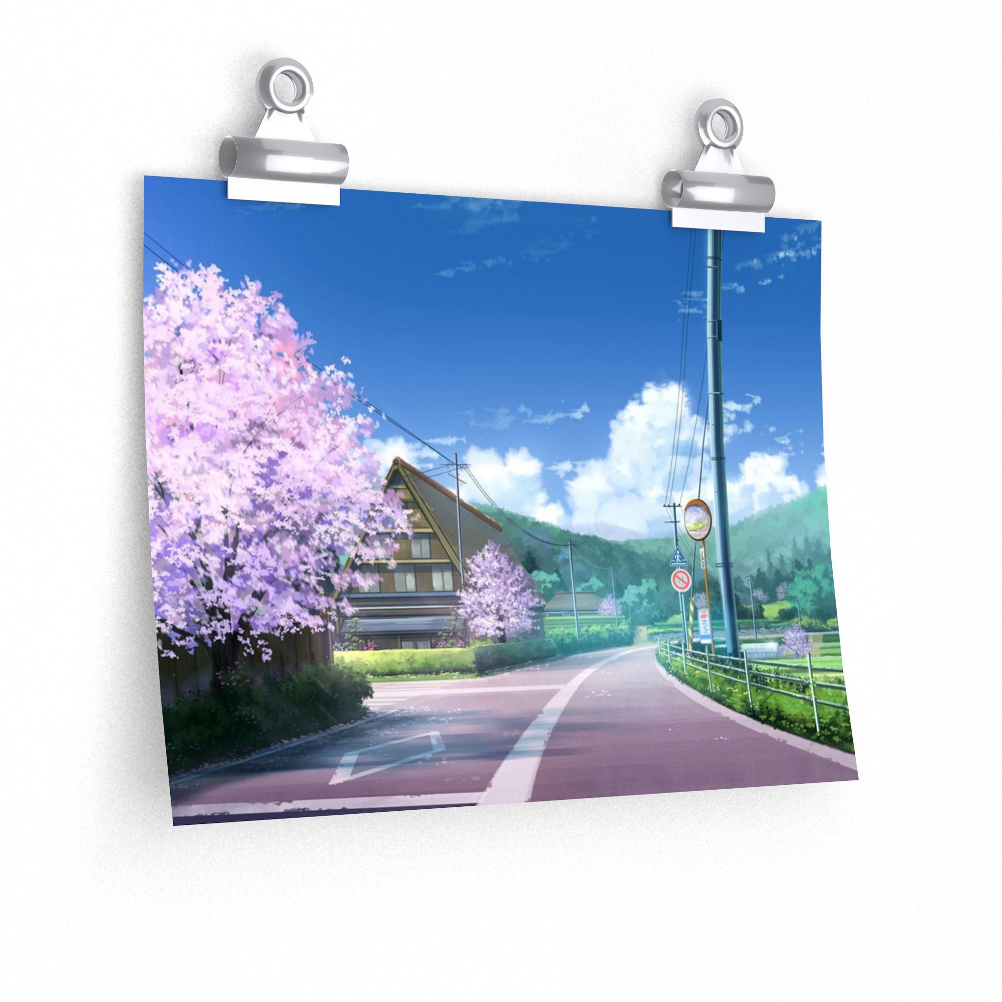 Anime Scene Premium Matte Horizontal Posters - Etsy