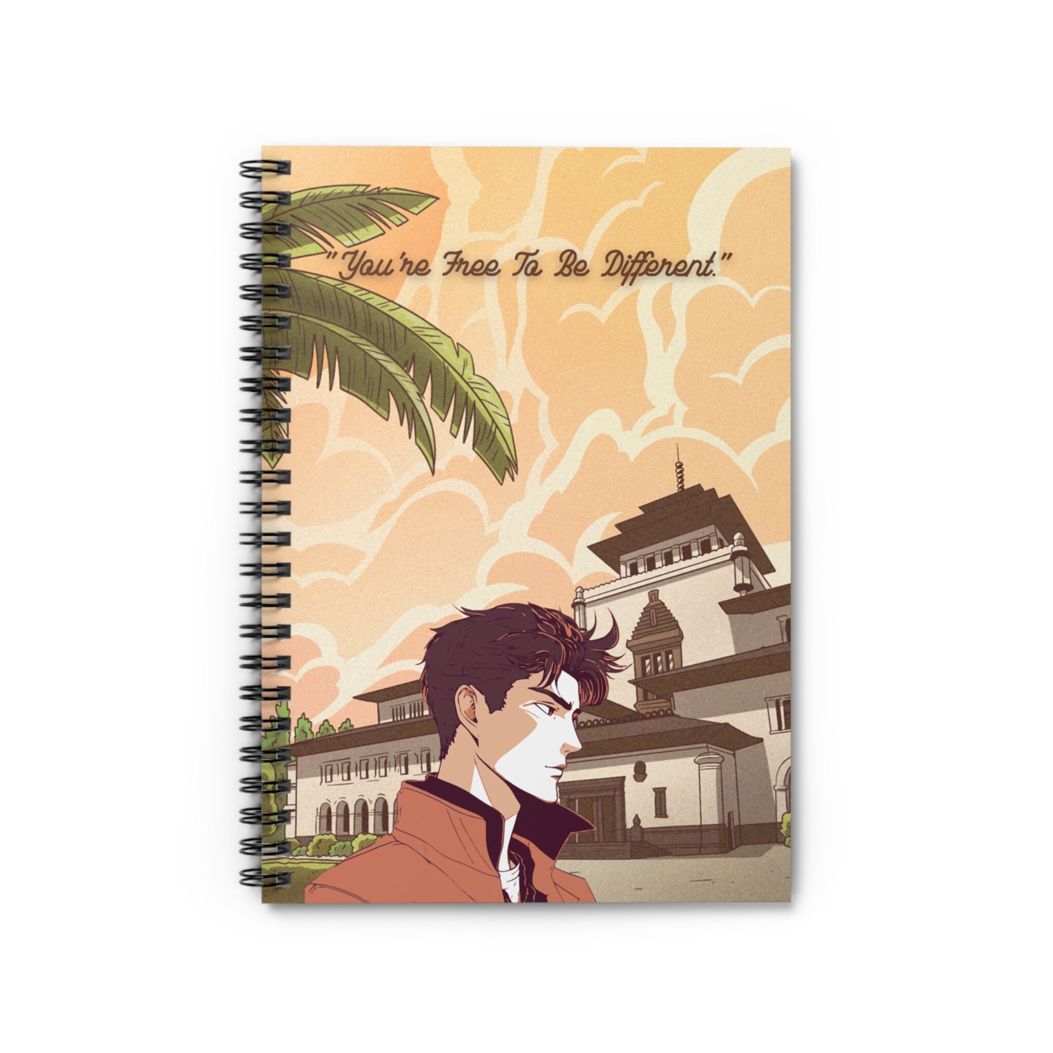 Anime Notebook - Anime Boy, Spiral Ruled Line Notebook - Etsy