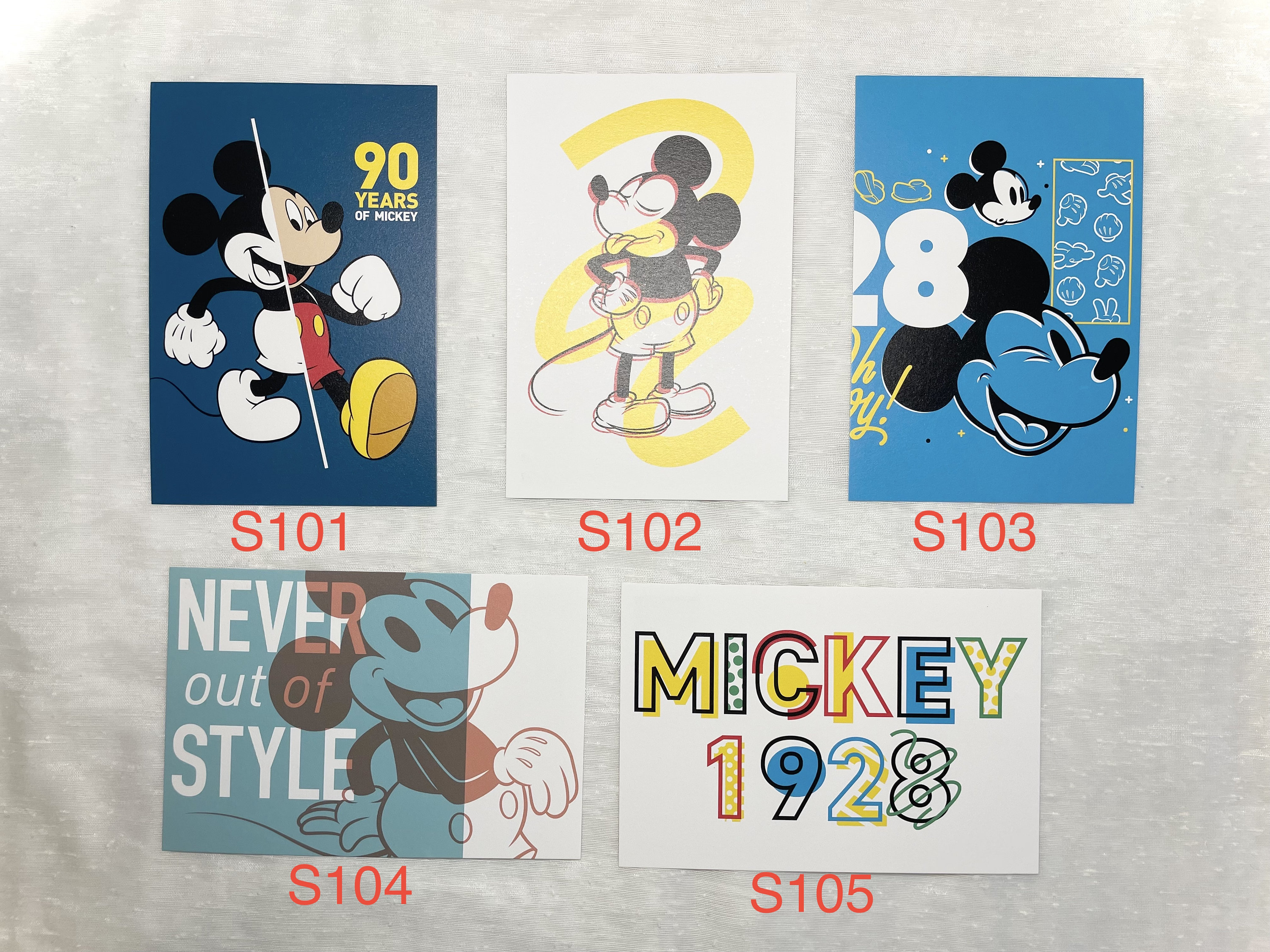Mickey Mouse and Friends Postcards C Disney Postcards One Postcard - Etsy