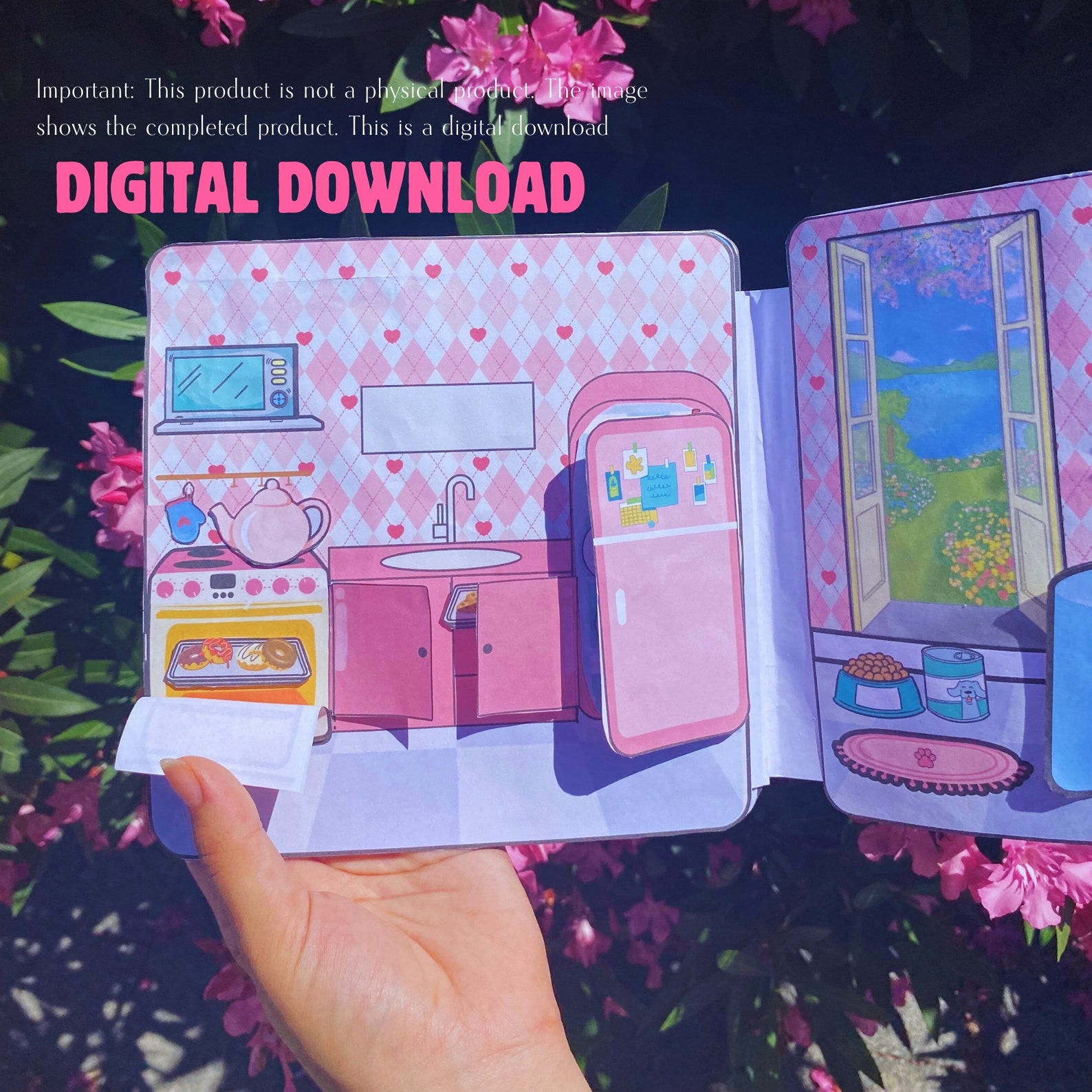 Doll House Printable, Paper Doll House, Busy Book Printable, Diy ...