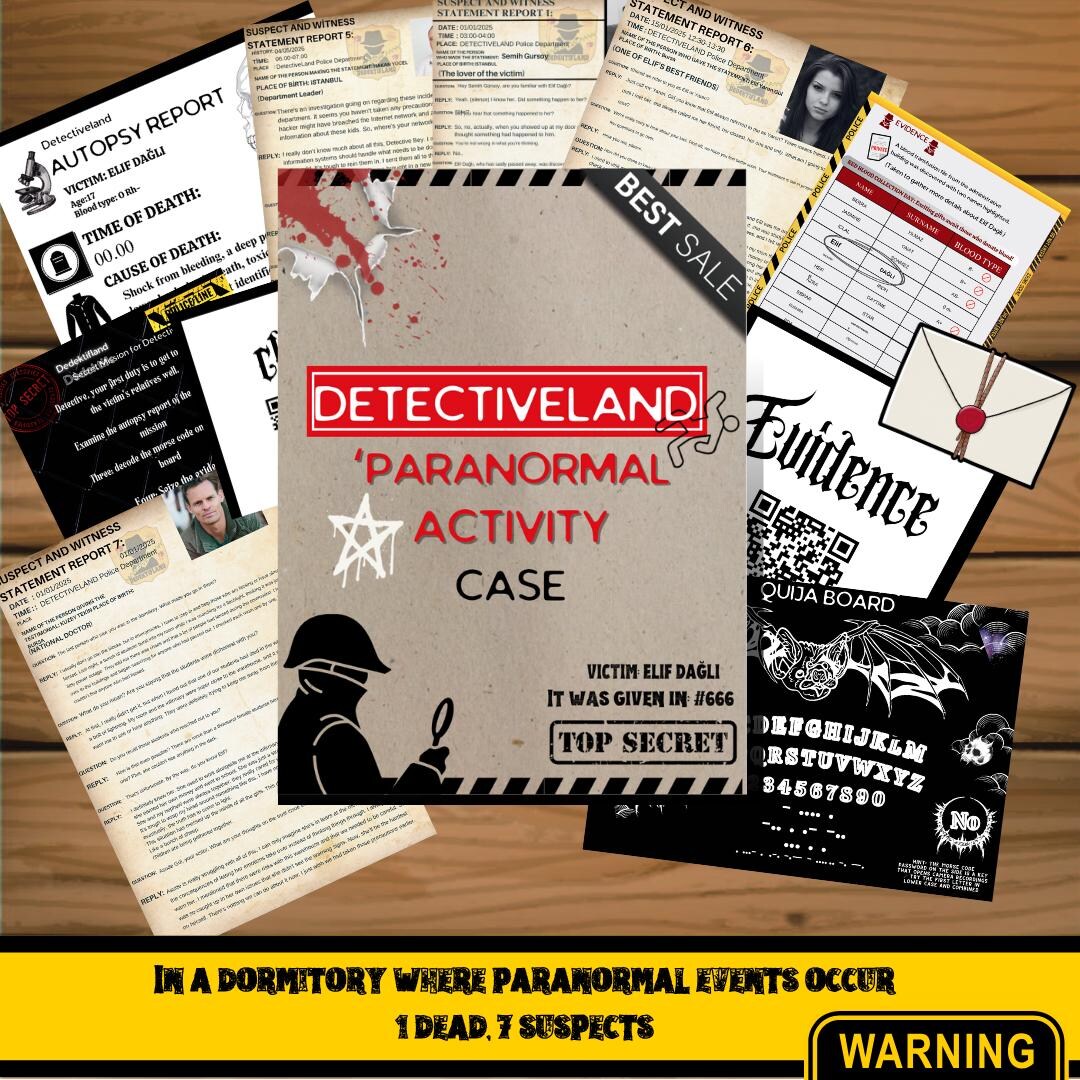 Printable Murder Mystery Case File Hard Detective Game, Detective True ...