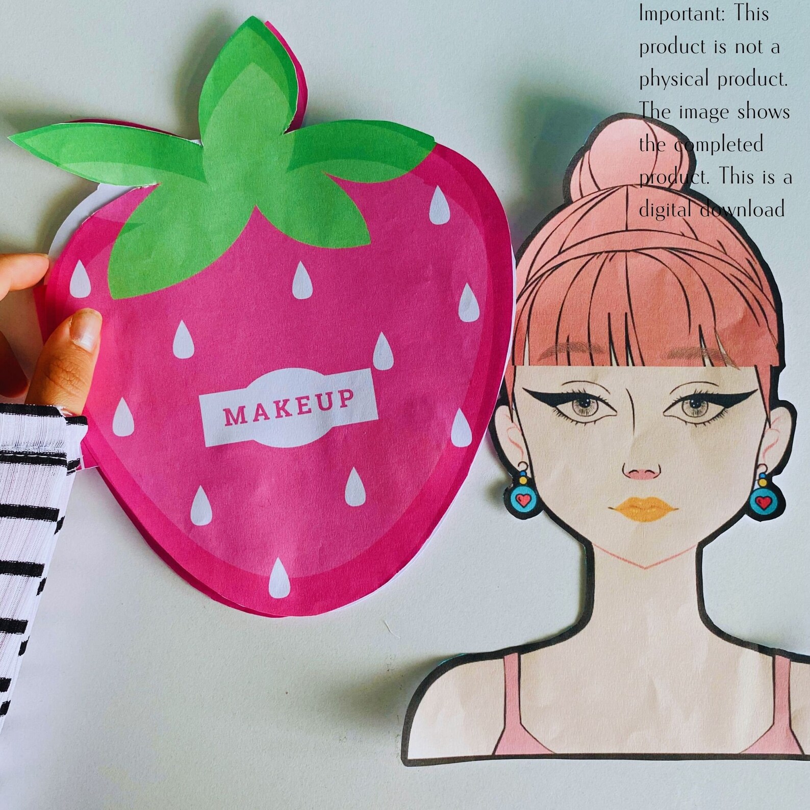 Printable Make up Kit for Girls, Busy Book, Diy Book - Etsy