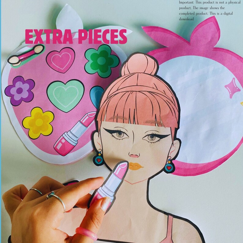 Printable Make up Kit for Girls, Busy Book, Diy Book - Etsy