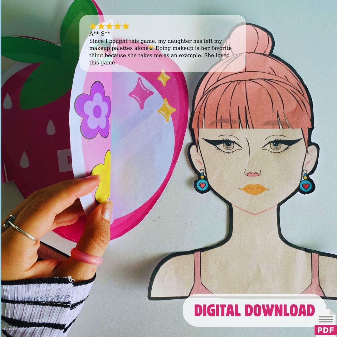 Printable Make up Kit for Girls, Busy Book, Diy Book - Etsy