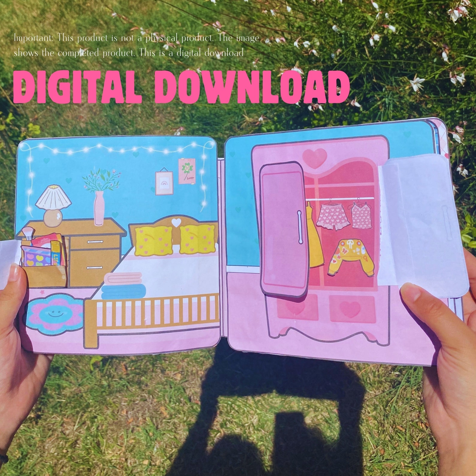 Doll House Printable, Paper Doll House, Busy Book Printable, Diy ...