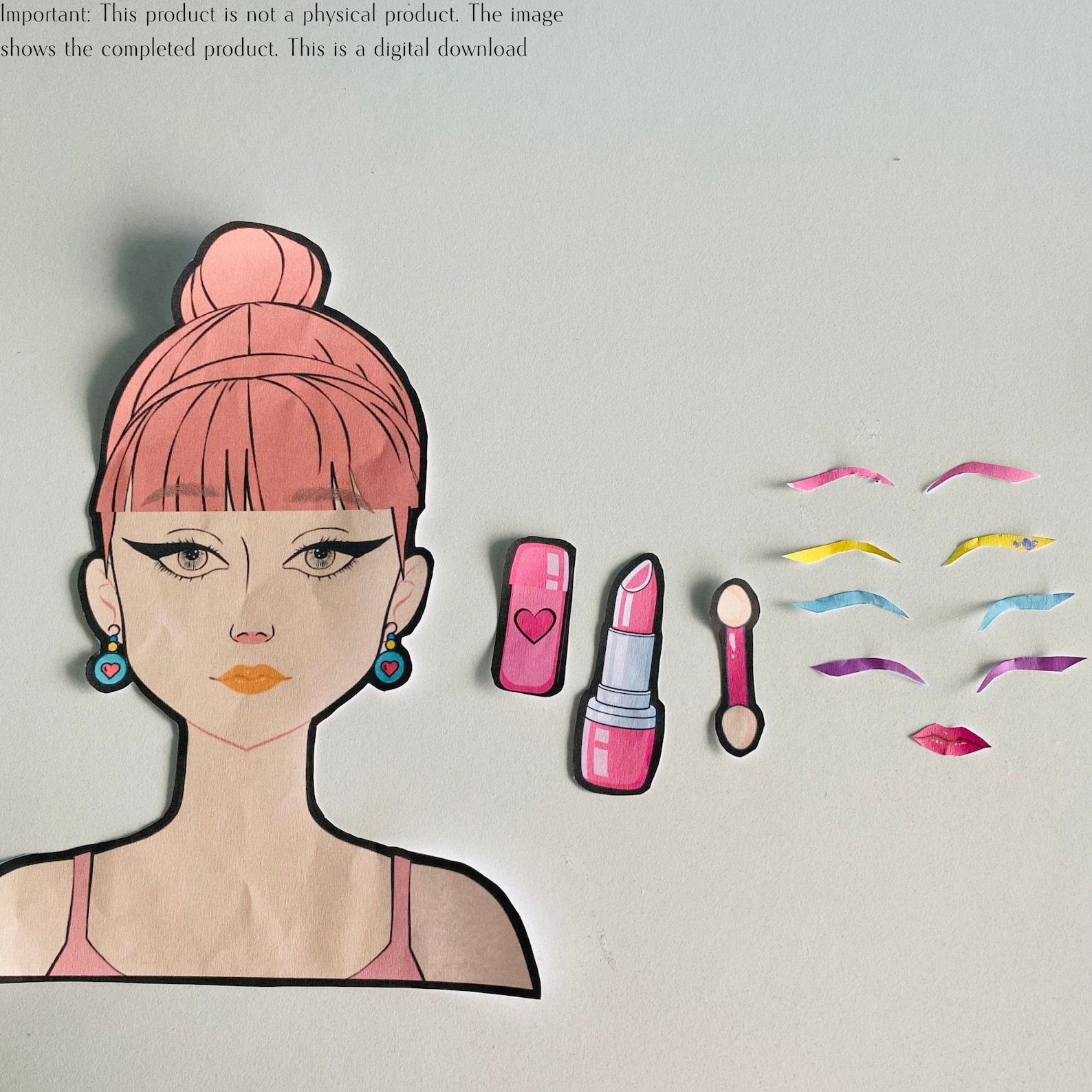 Printable Make up Kit for Girls, Busy Book, Diy Book - Etsy