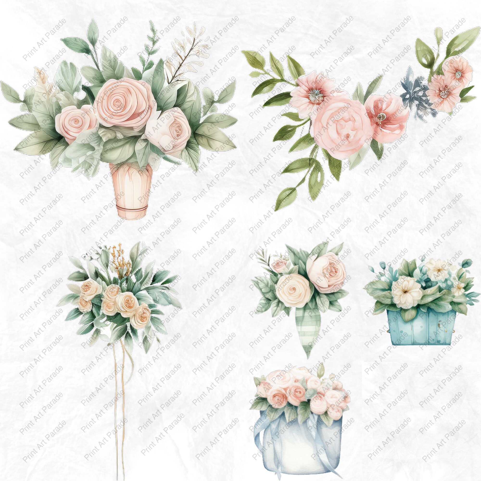 Watercolor Baby Shower Clipart PNG Newborn Nursery Baby Shower Baby ...