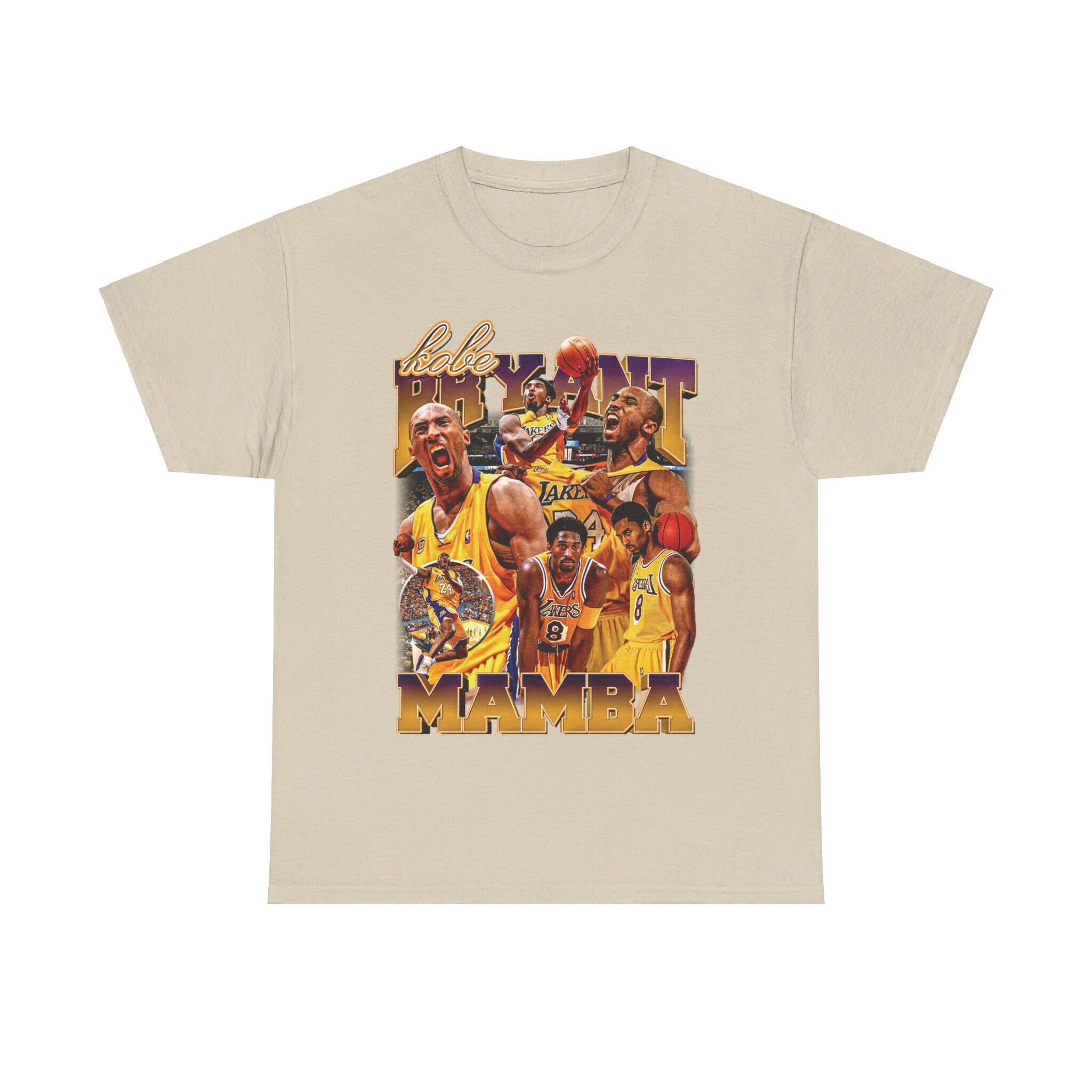 Kobe Bryant Vintage Tshirt Kobe Shirt Tee-vintage Style-unique Design ...