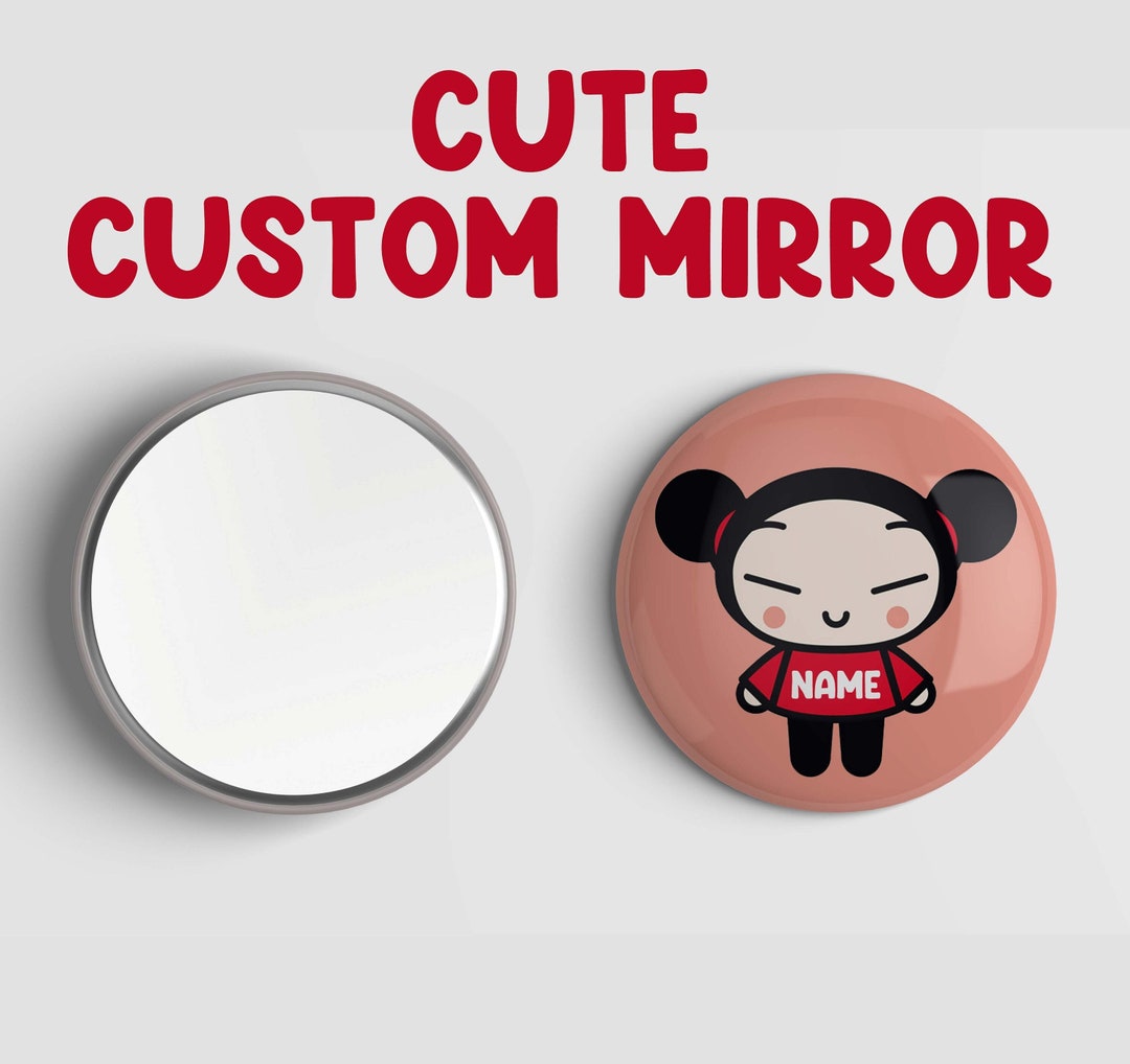 Cute Custom Pucca and Garu Mirror - Etsy
