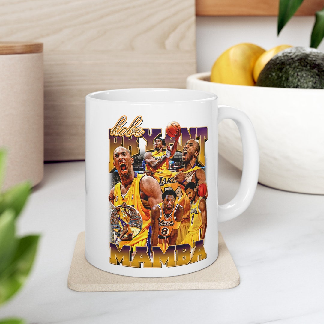 Kobe Bryant Mug Gift for Him Vintage Style-unique Design-sports-retro ...