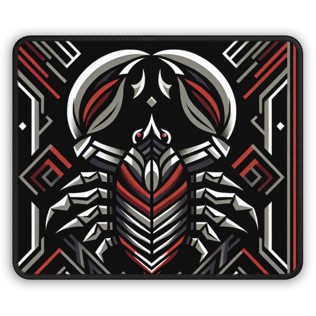 Zodiac Scorpio Gaming Mat, Scorpion Desk Mat, Aesthetic Desk Mat, Desk ...