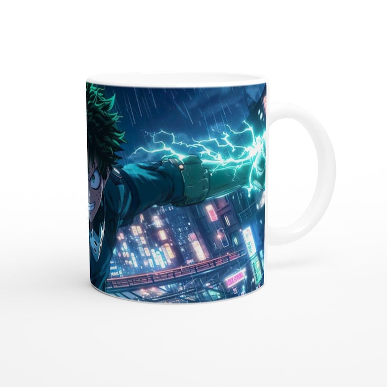Anime Mug, My Hero Academia, Deku 11oz Ceramic Mug, MUGS, Shonen, Anime ...