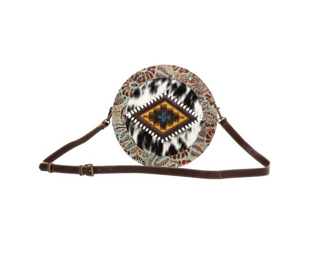 Myra Bag: S-5819 boho White Round Bag - Etsy