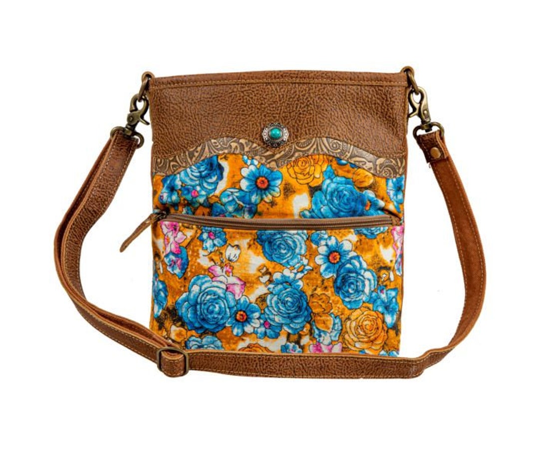 Myra Bag: S 6793 blue Ridge Blooms Small Crossbody Bag - Etsy