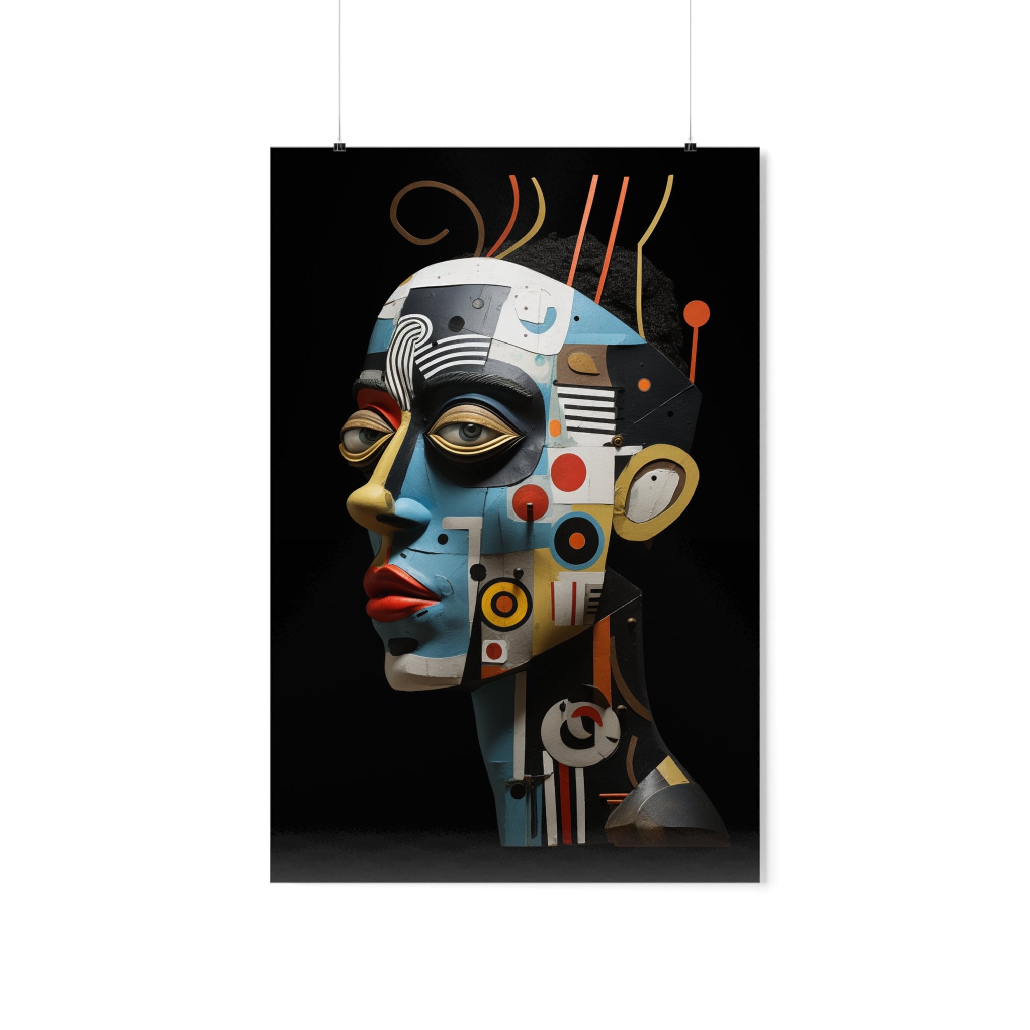 Surrealism Portrait Poster Art-surreal Art-surreal Art Print-surreal ...