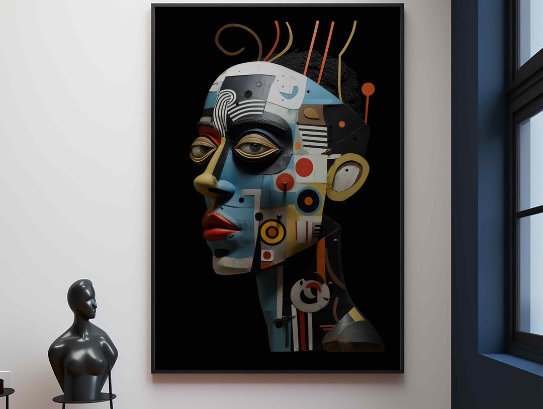 Surrealism Portrait Poster Art-surreal Art-surreal Art Print-surreal ...