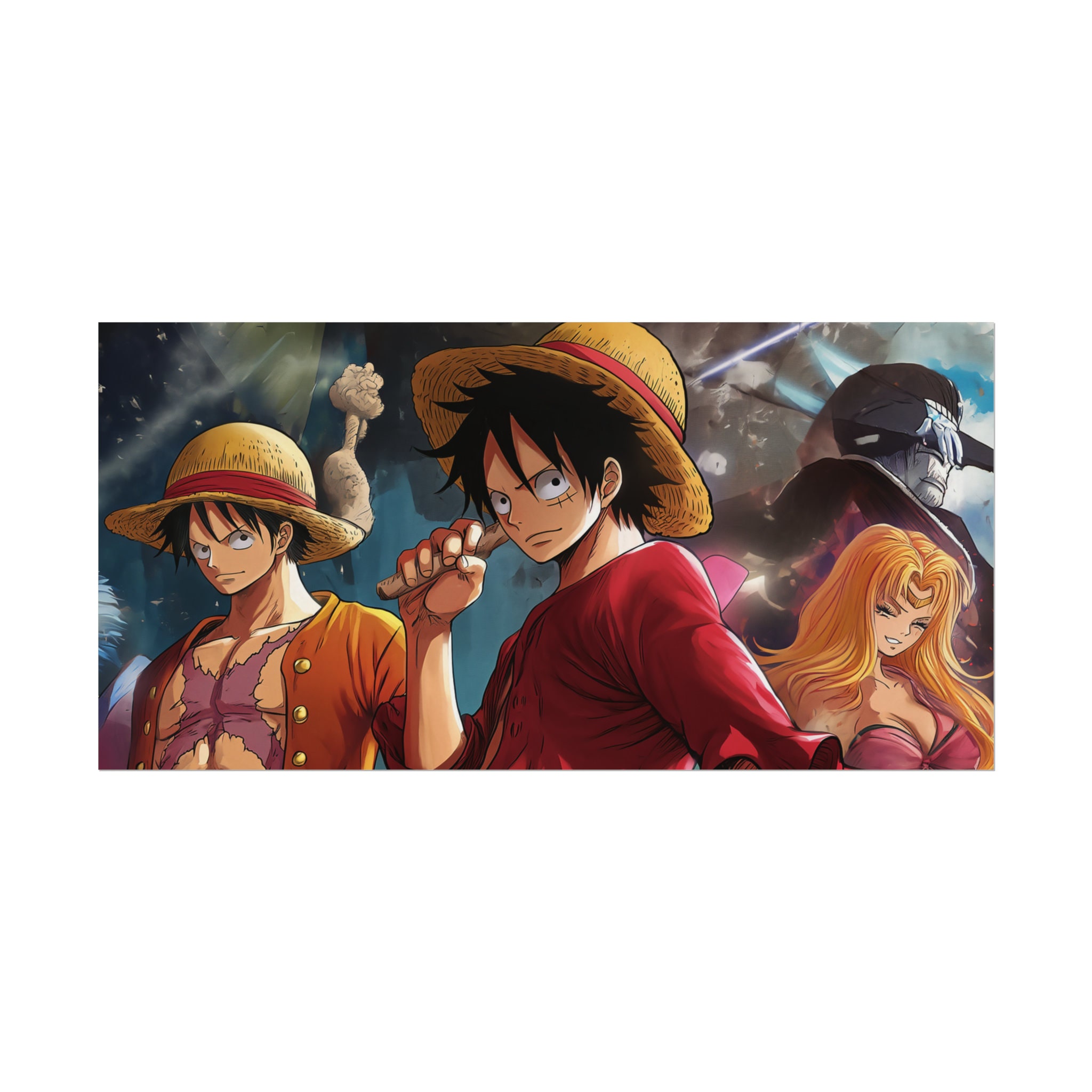 Anime Poster Manga Wallpaper Pose Textured Watercolor Matte Posters ...