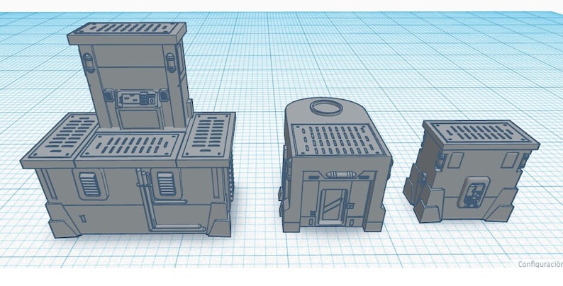 Star Wars Shatterpoint, 3d Scenery Stl Model, Buildings for ...