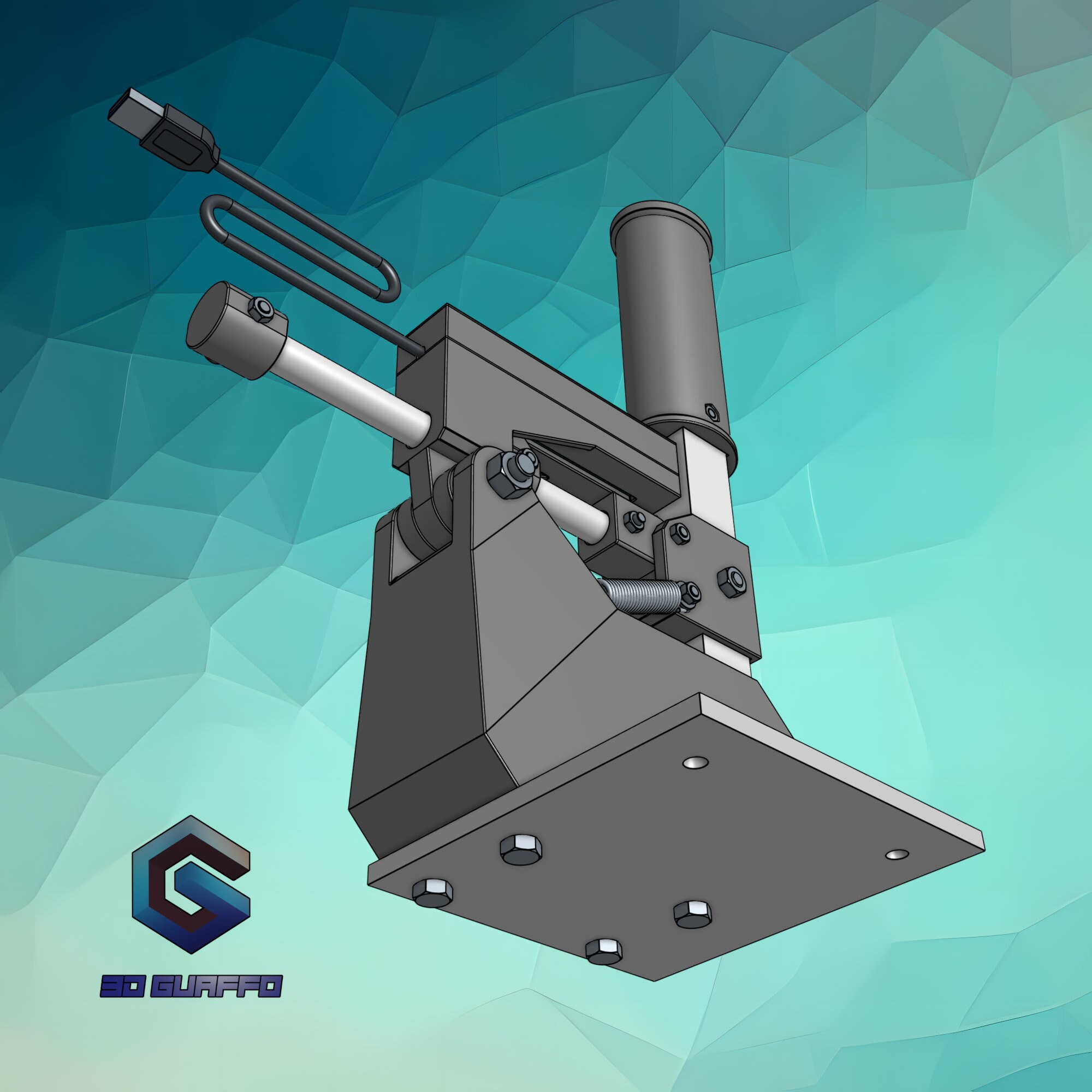 Handbrake Handbrake USB Potentiometer 16bit PC Sim Racing CUSTOMIZABLE ...