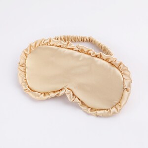 Satin Ruffle Sleeping Masks Customizable Initials - Etsy