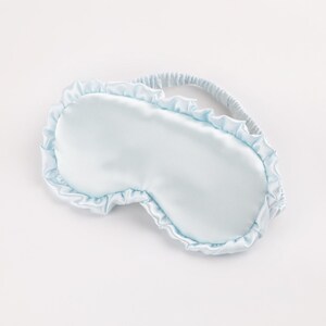 Satin Ruffle Sleeping Masks Customizable Initials - Etsy