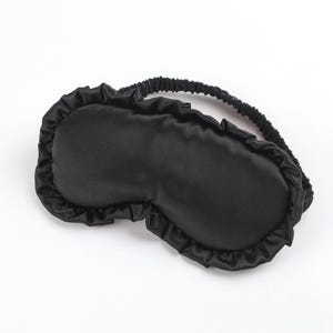 Satin Ruffle Sleeping Masks Customizable Initials - Etsy