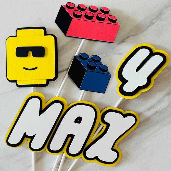 Lego® Cake Topper - Etsy