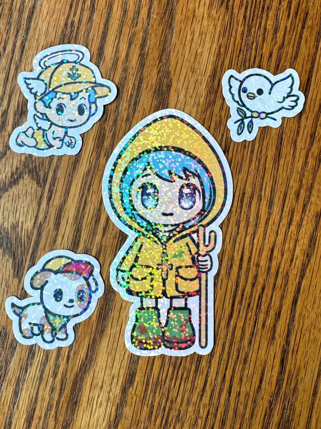 Luce Glitter Vinyl Sticker Set - Etsy