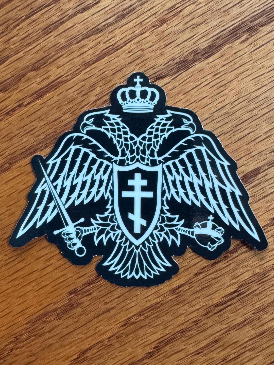 Orthodox Double Headed Eagle Vinyl Sticker - Etsy