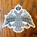 Orthodox Double Headed Eagle Vinyl Sticker (white) - Etsy
