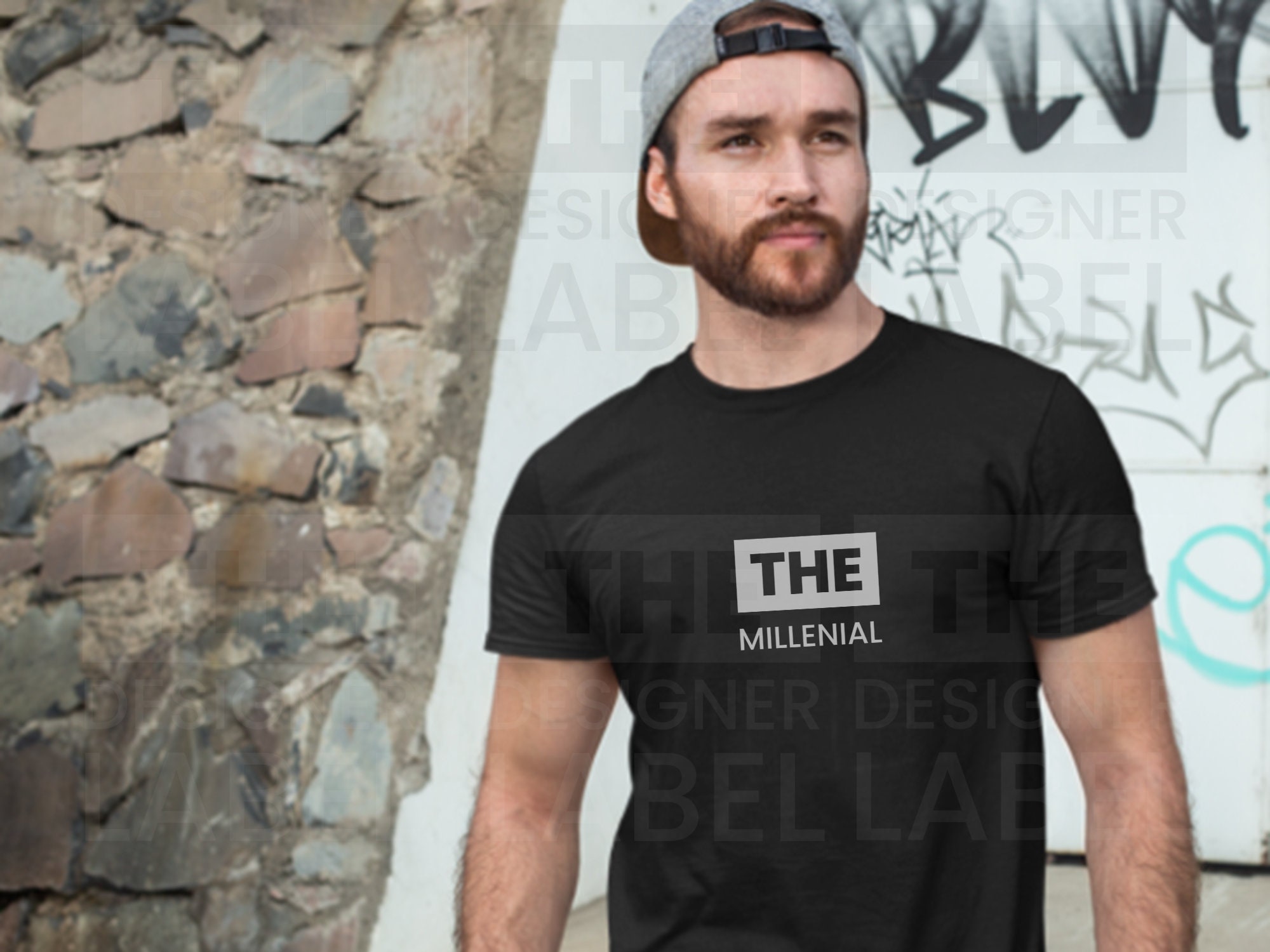 THE Millennial Shirt Fun Funny Humor Black White Minimalist - Etsy