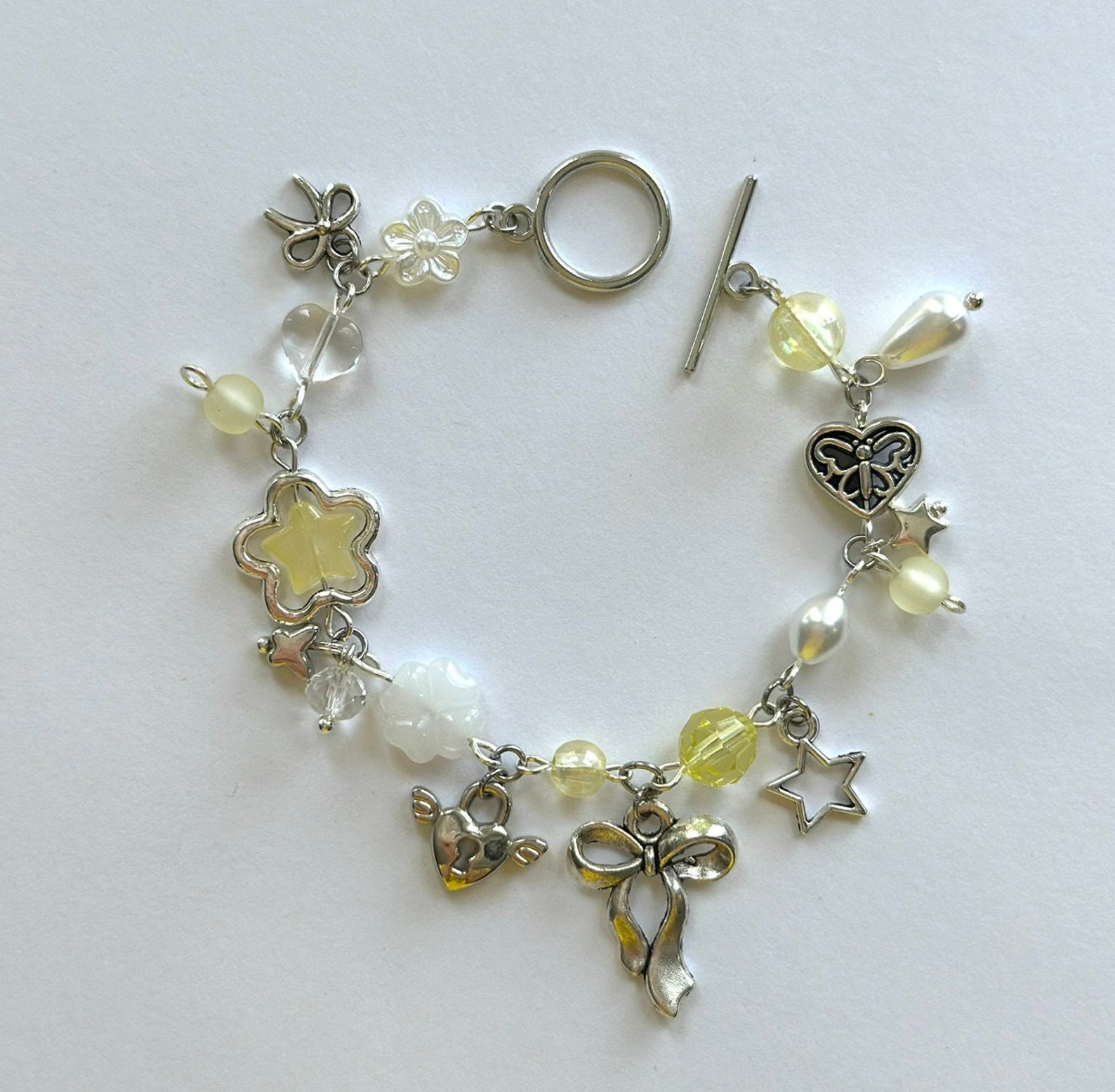 Matching Friendship Cluster Bracelets Garden Floral Cottage Core ...