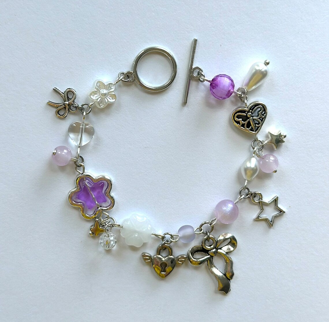 Matching Friendship Cluster Bracelets Garden Floral Cottage Core ...