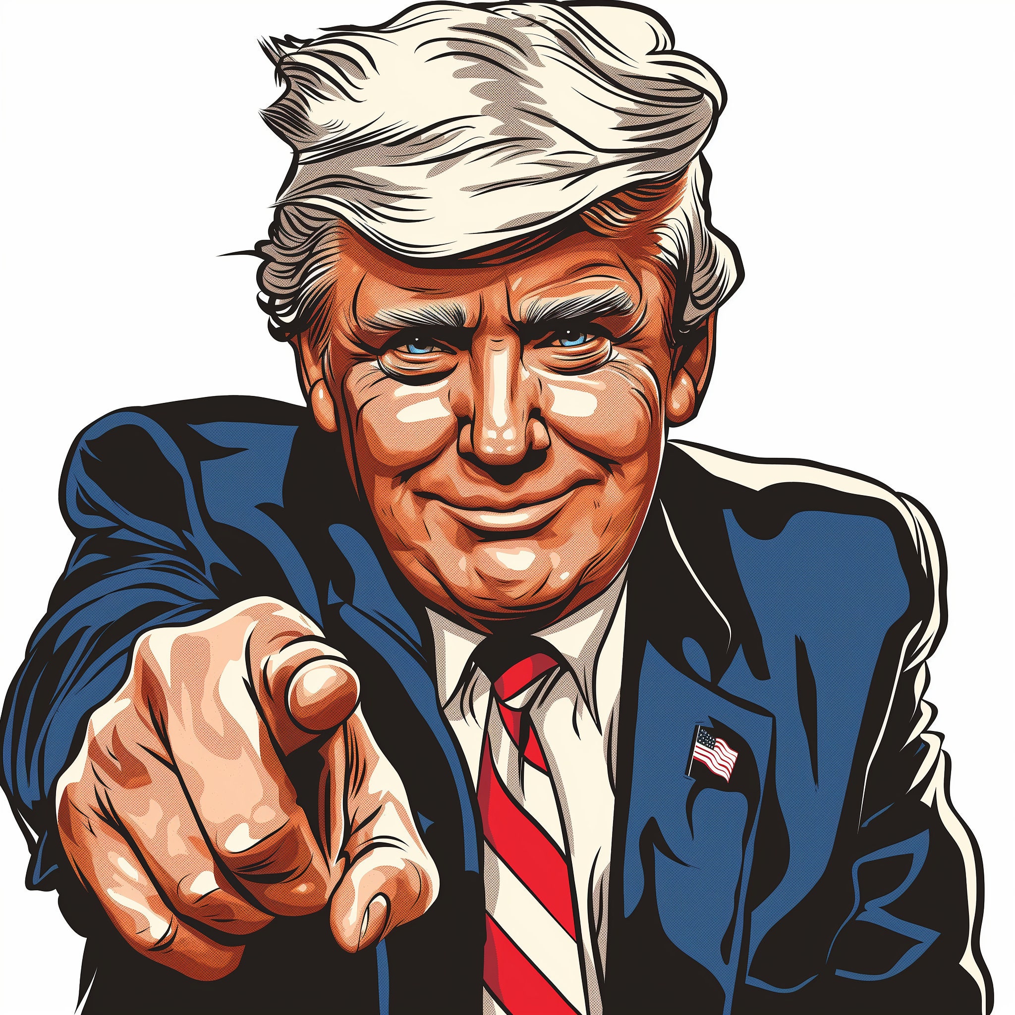 Trump Clipart, 40964096 Pixels 300 DPI, Transparent Backgrounds - Etsy