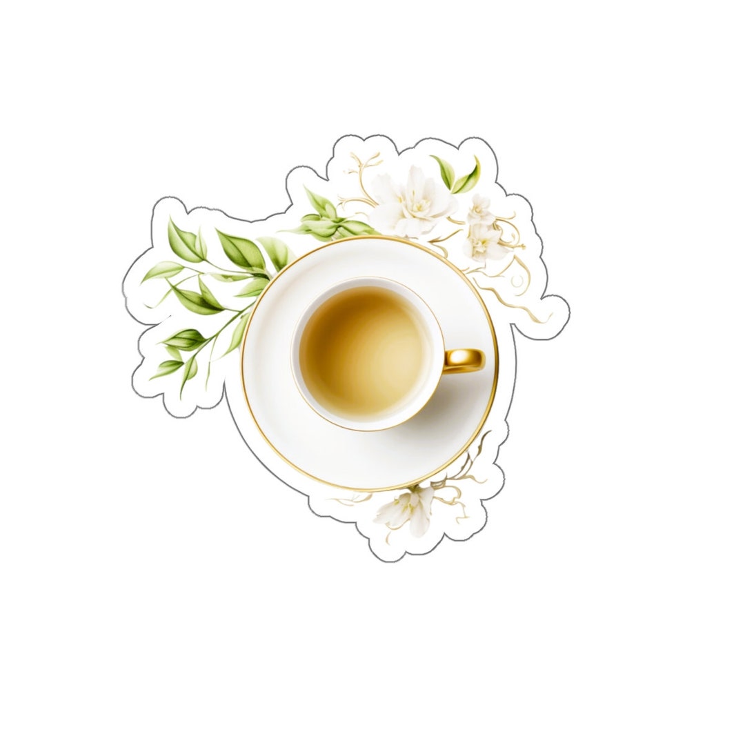 Jasmine Tea Sticker Cup of Jasmine Tea Sticker - Etsy