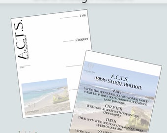 S.O.A.P Bible Study Printable Template Study Tool - Etsy