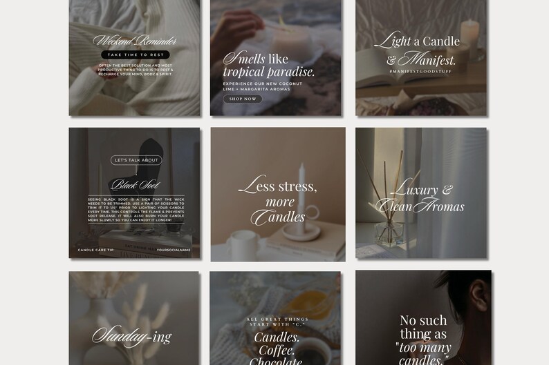 Candle Maker Quotes Luxury Aesthetic Small Business - Etsy