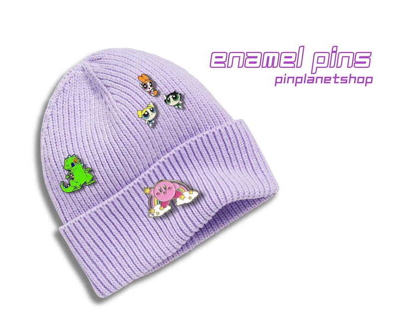 90s Cartoon Pins Y2K Enamel Pins Funny Brooch Character Enamel Pin Hat ...