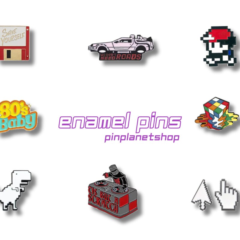 80s Pins - Etsy