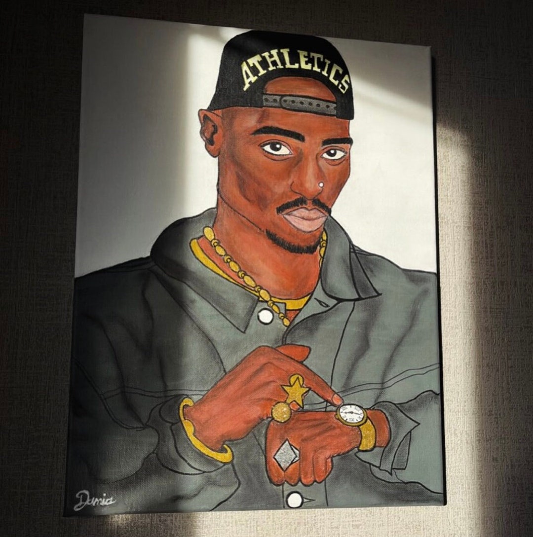 Tupac Shakur Painting - Etsy