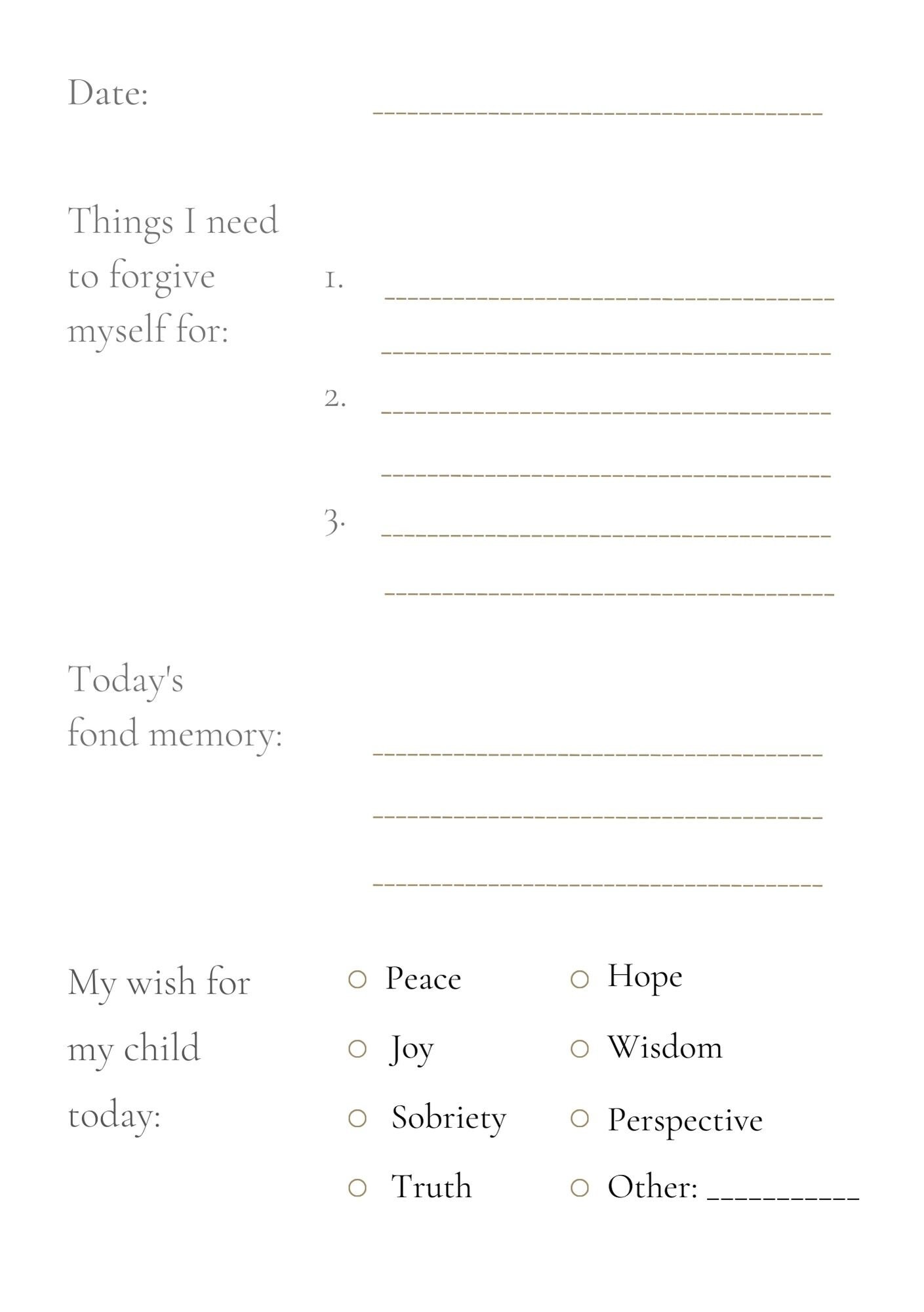 Estrangement Journal, No Contact Journal, Child Estrangement, Parent ...
