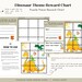 Dinosaur Reward Chart Bundle | Toddler Reward Chart | Classroom ...