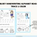 Bluey Handwriting Alphabet Read Trace and Color Prep for School - Etsy